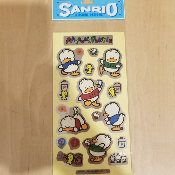 Sanrio | Office | Vintage Sanrio Ahiru No Pekkle Mylar Sticker | Poshmark